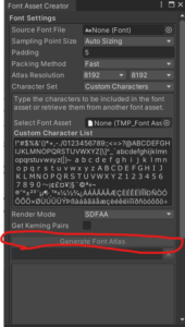 TextMesh Pro で日本語フォントを使う方法でGenerate Font Atlasが押せない時 - 【新人エンジニア向け】ゲーム ...